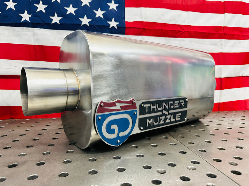 4 inch Thunder Muzzle Diesel Muffler – Glory Days Speed Shop