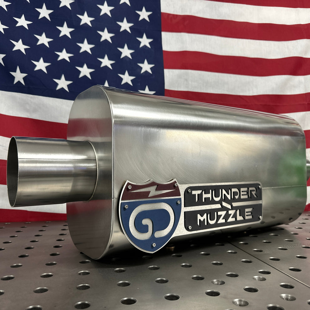 4 inch Thunder Muzzle Diesel Muffler – Glory Days Speed Shop