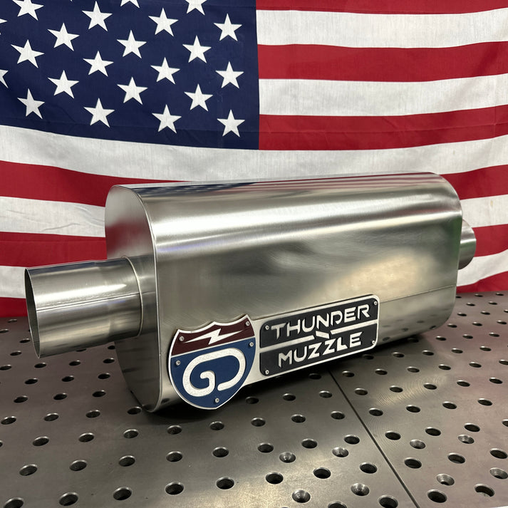 4 inch Thunder Muzzle Diesel Muffler – Glory Days Speed Shop